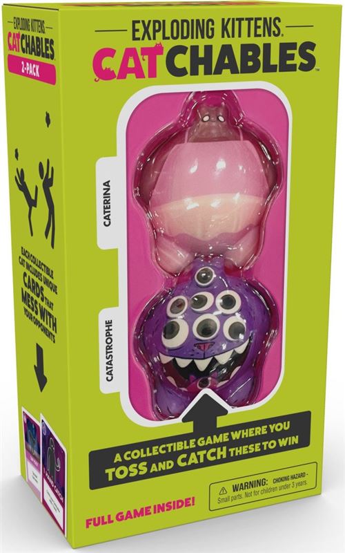 Jogo Exploding Kittens: Catchables 2 - Pack 3 - Divercentro | A MediaMarkt agora é Darty