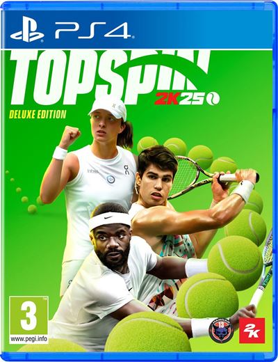 Top Spin 2K25 Deluxe Edition - PS4 | A MediaMarkt agora é Darty