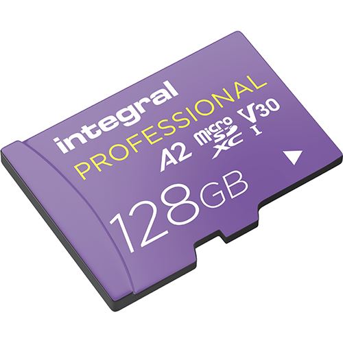 Cartão de Memória MicroSDXC Integral Ultima Pro V30 - 128GB - Roxo | A ...