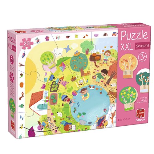 Puzzle Seasons - 25 Peças XXL + 4 Peças - Goula | Diset | Darty