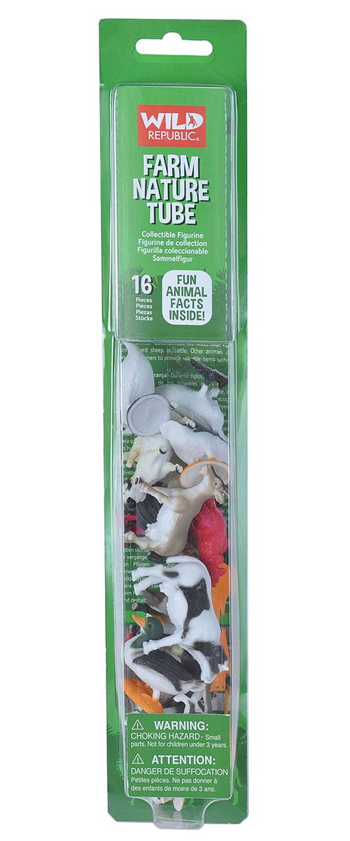 16 Figuras Nature Tubes Farm - Wild Republic | Darty