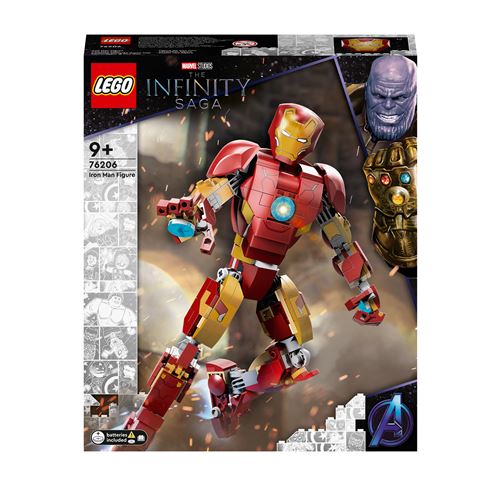 LEGO Marvel 76206 Figura de Iron Man | Darty