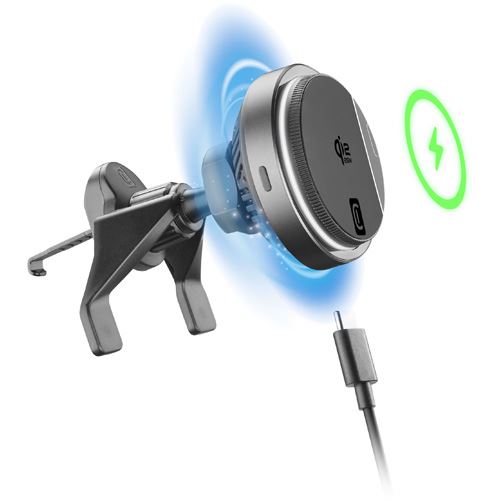 Carregador Magnético para Grelha de Ventilação Carro Qi2 Cellularline ...