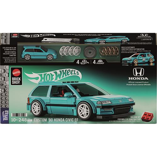 Carro Hot Wheels Speed Custom '90 Honda Civic EF - DIY - Mattel Brick ...