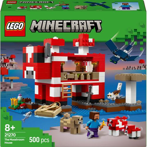 LEGO® Minecraft 21270 - A Casa Mooshroom | Darty