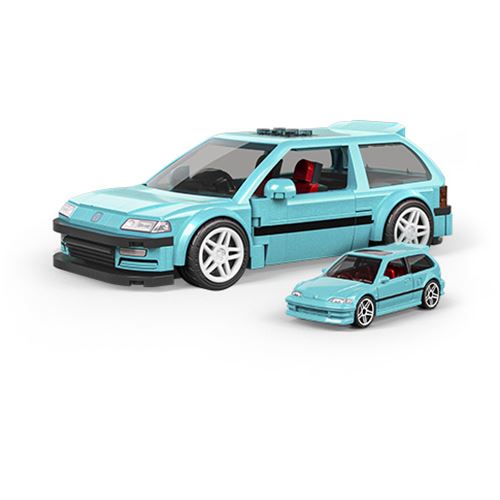 Carro Hot Wheels Speed Custom '90 Honda Civic EF - DIY - Mattel Brick ...
