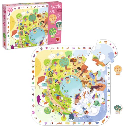Puzzle Seasons - 25 Peças XXL + 4 Peças - Goula | Diset | A MediaMarkt ...
