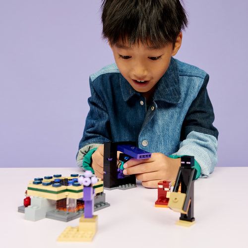 LEGO® Minecraft 21584 - Jornada em Nether e Portal do End | A ...