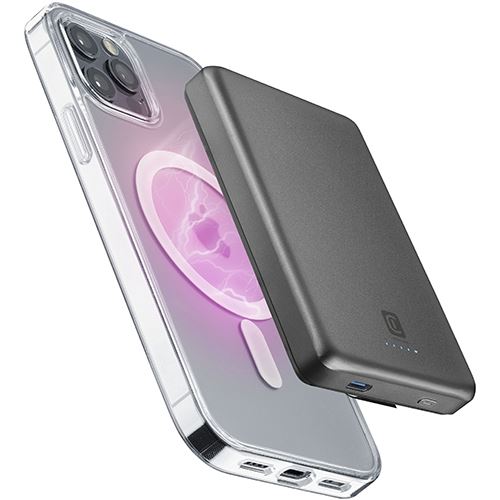 Powerbank com MagSafe Cellular Line Power Lite Mag 10000mAh - Cinza | A ...