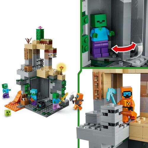 LEGO® Minecraft 21587 - Masmorra de Zombies | A MediaMarkt agora é Darty