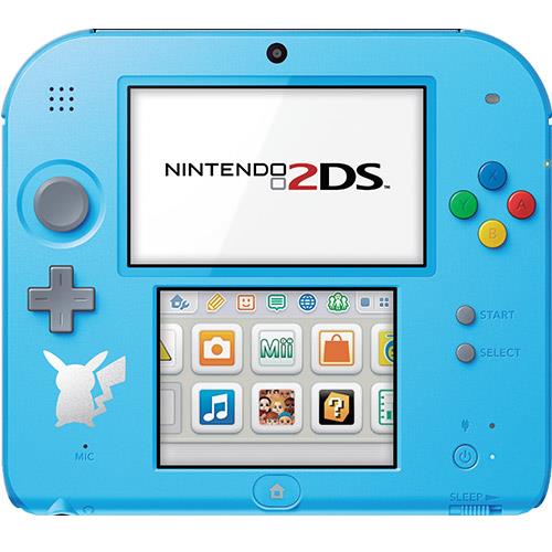 Consola Nintendo 2DS (Azul) + Pokémon Sun (Pré-Instalado) | Darty